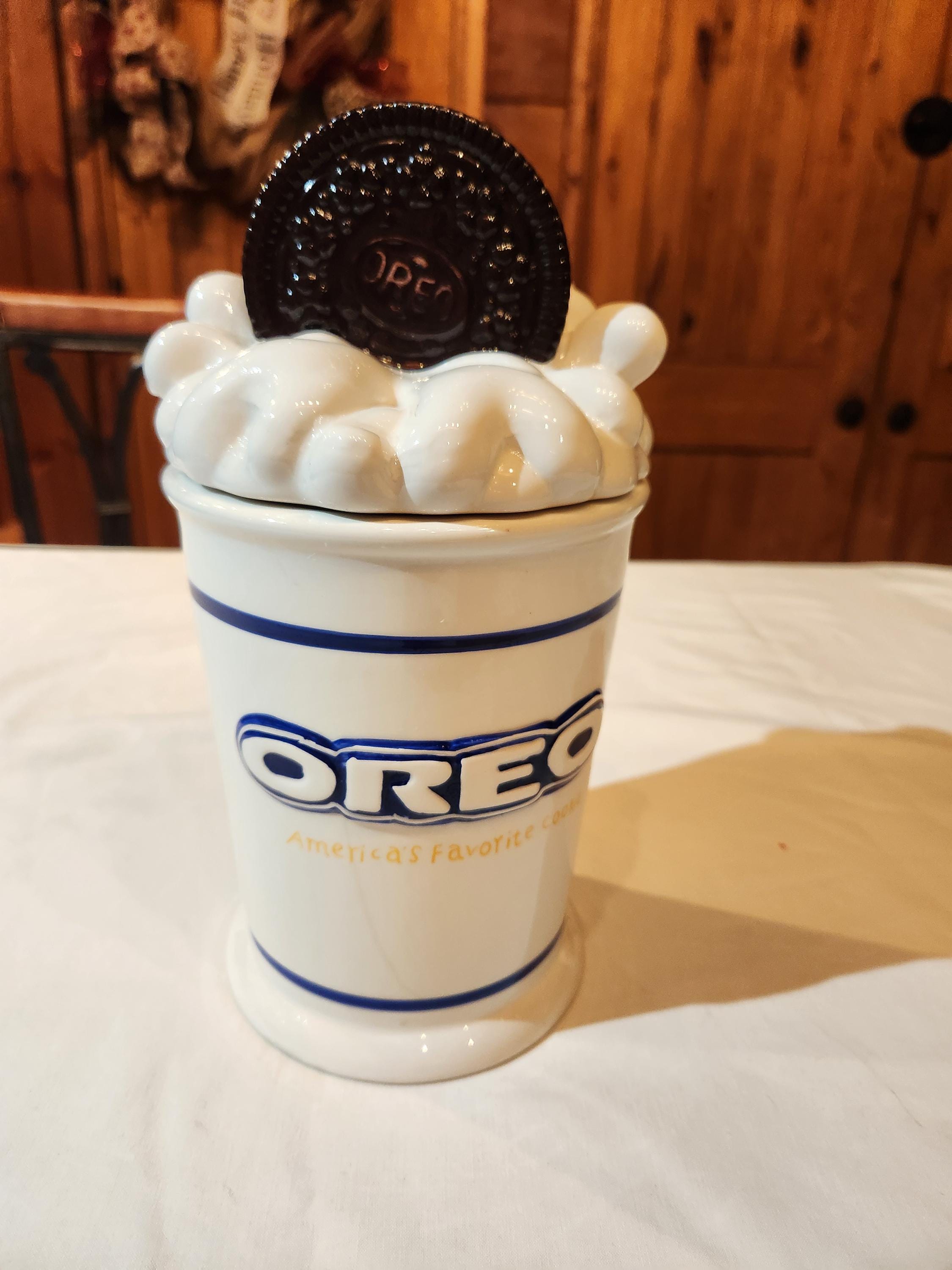 Vintage Oreo Cookie Jar - Etsy