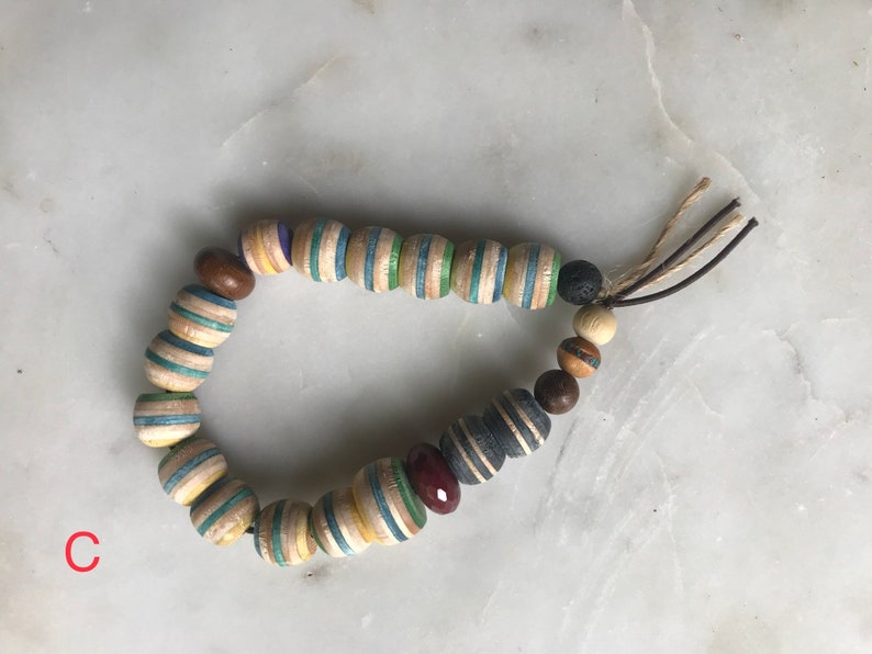 Shapeshifter Skateboard Bead and Gemstone Bracelets Choose Style - Etsy