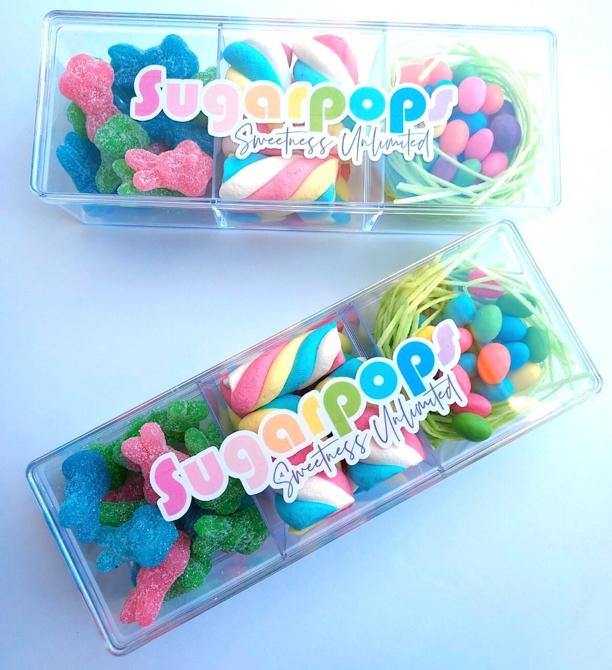 Sugarpops Gender Reveal Themed Candy Box | Marshmallow Twists | Sour ...