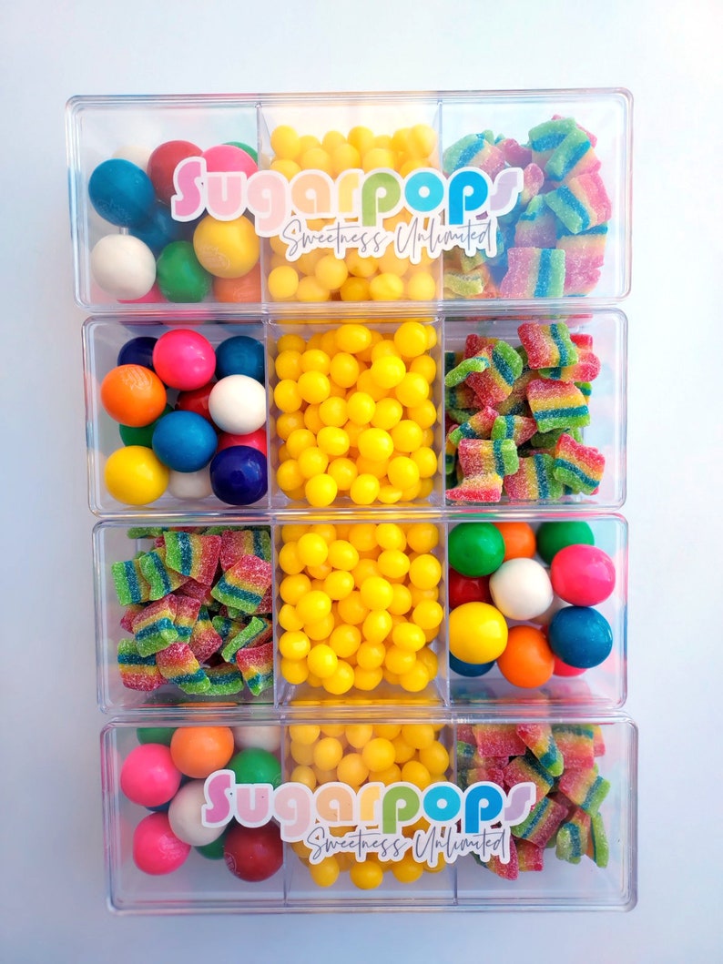 1lb Sugarpops Rainbow Candy Box | Gift Box | Candy Gram | Sour Candy ...