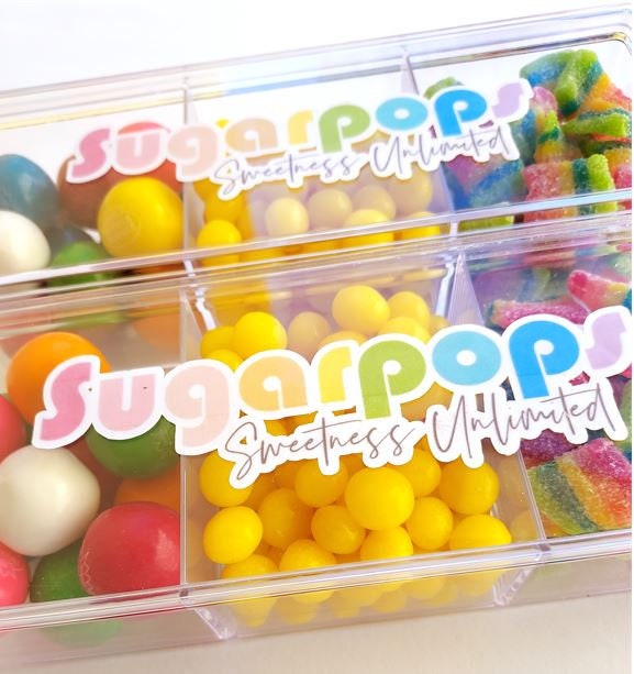 1lb Sugarpops Rainbow Candy Box | Gift Box | Candy Gram | Sour Candy ...