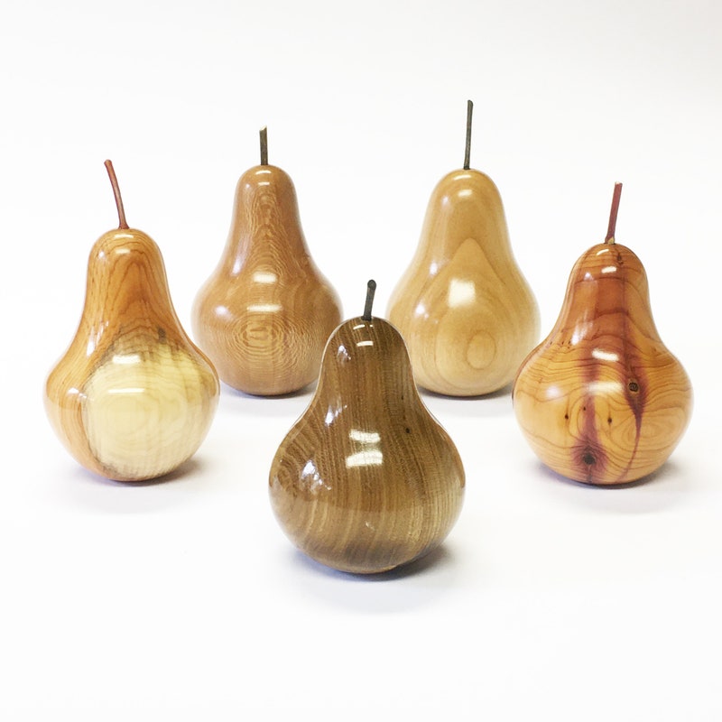 Wooden Fruit Sculpture - Etsy UK