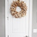 Tan Maple Leaf Pampas Grass Wreath for Front Door Neutral - Etsy