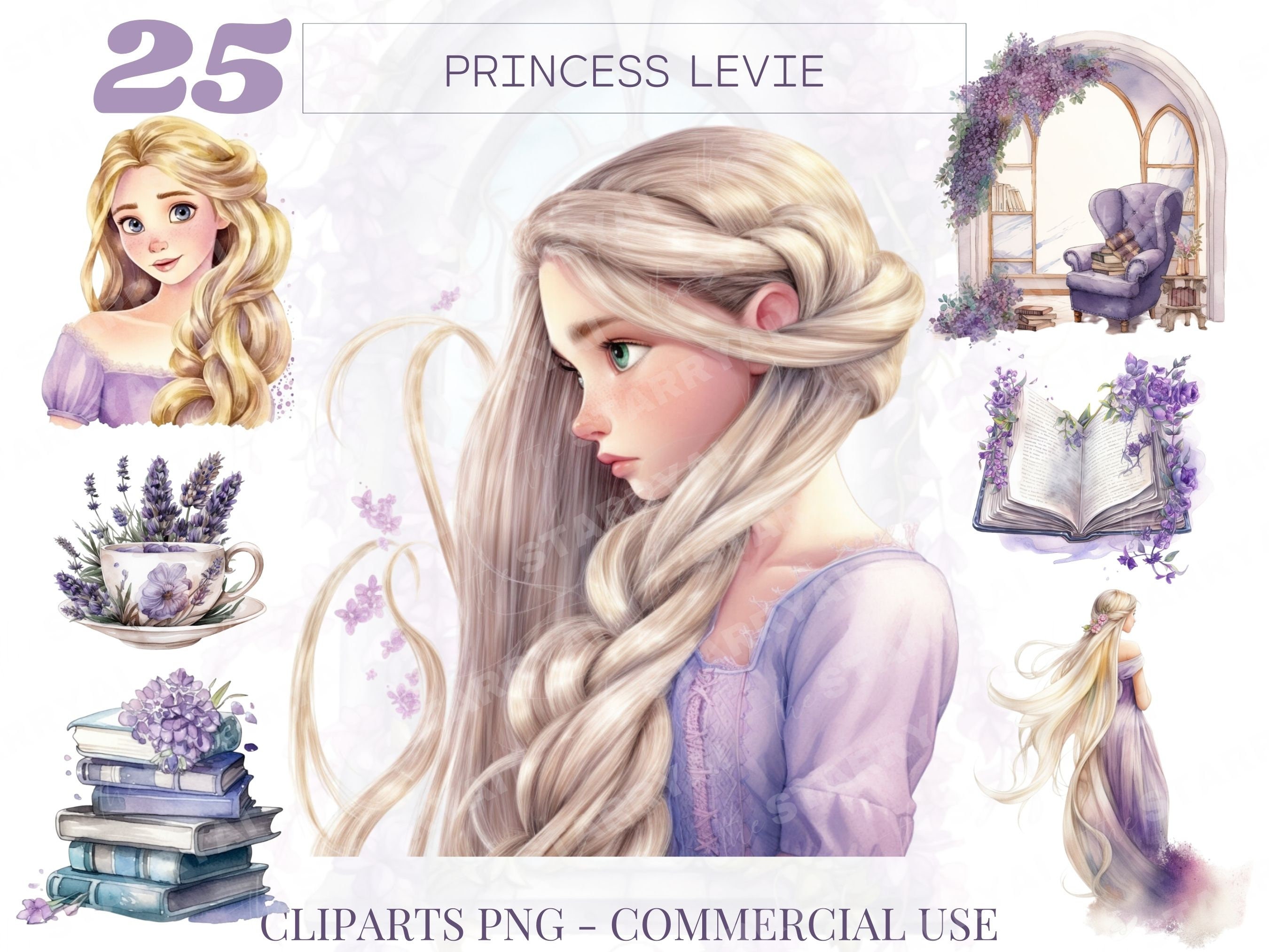 Cross & Spring Flowers Set Clipart Watercolor Illustration - Etsy