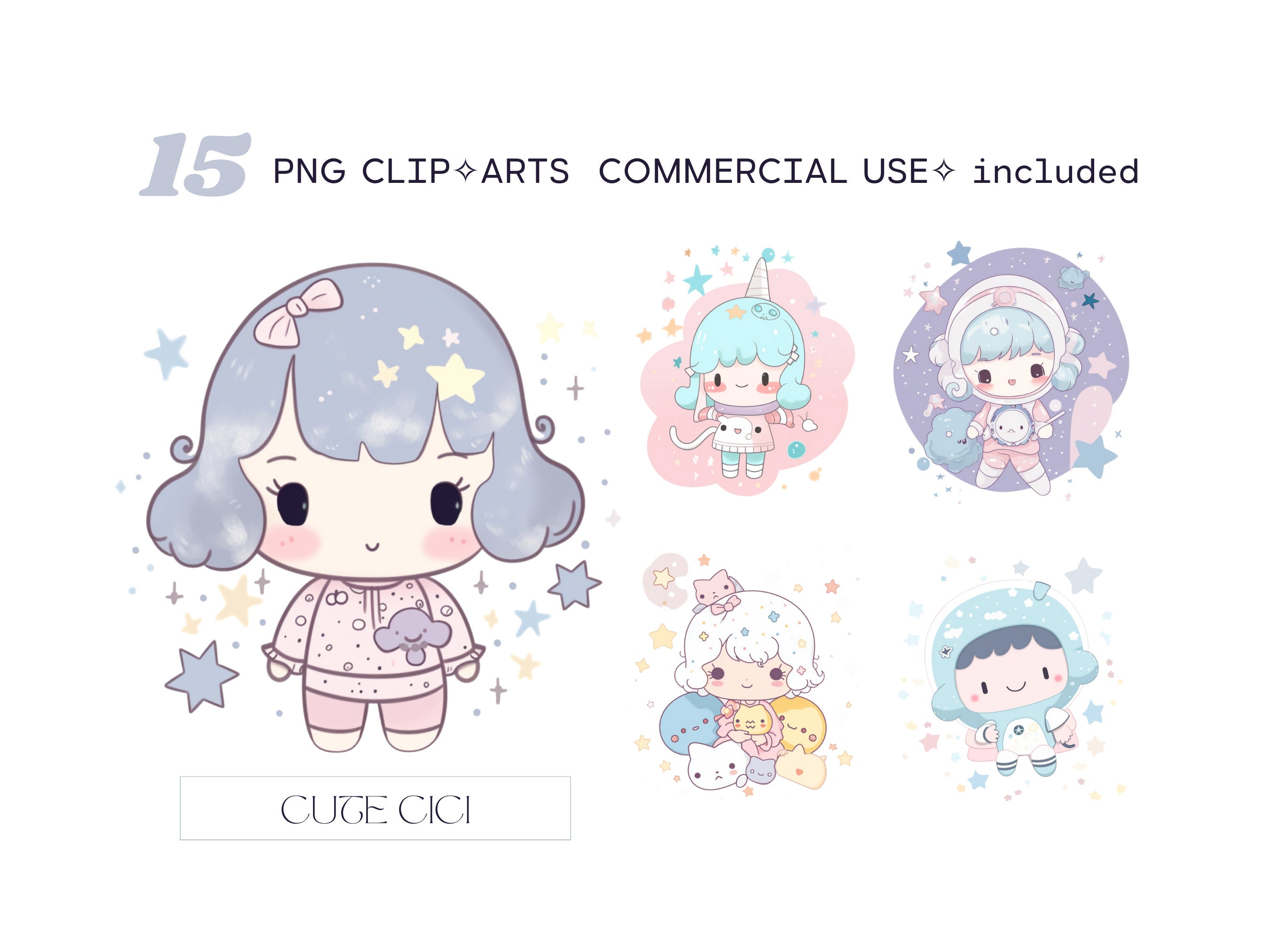 Cute Girls Cliparts, Png With Commercial Use, for Scrapbooking, Card ...