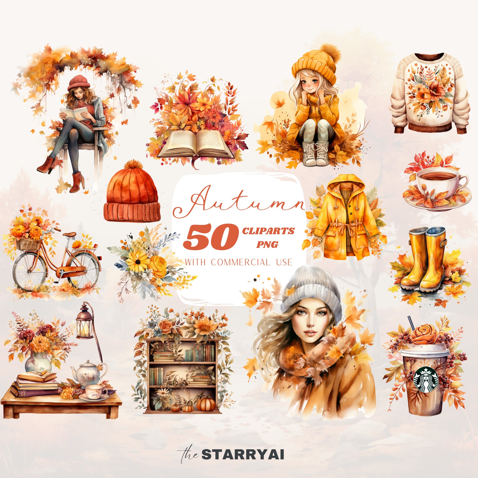 Gothic Chained Hearts, Watercolor Illustration, Cliparts, PNG Instant ...