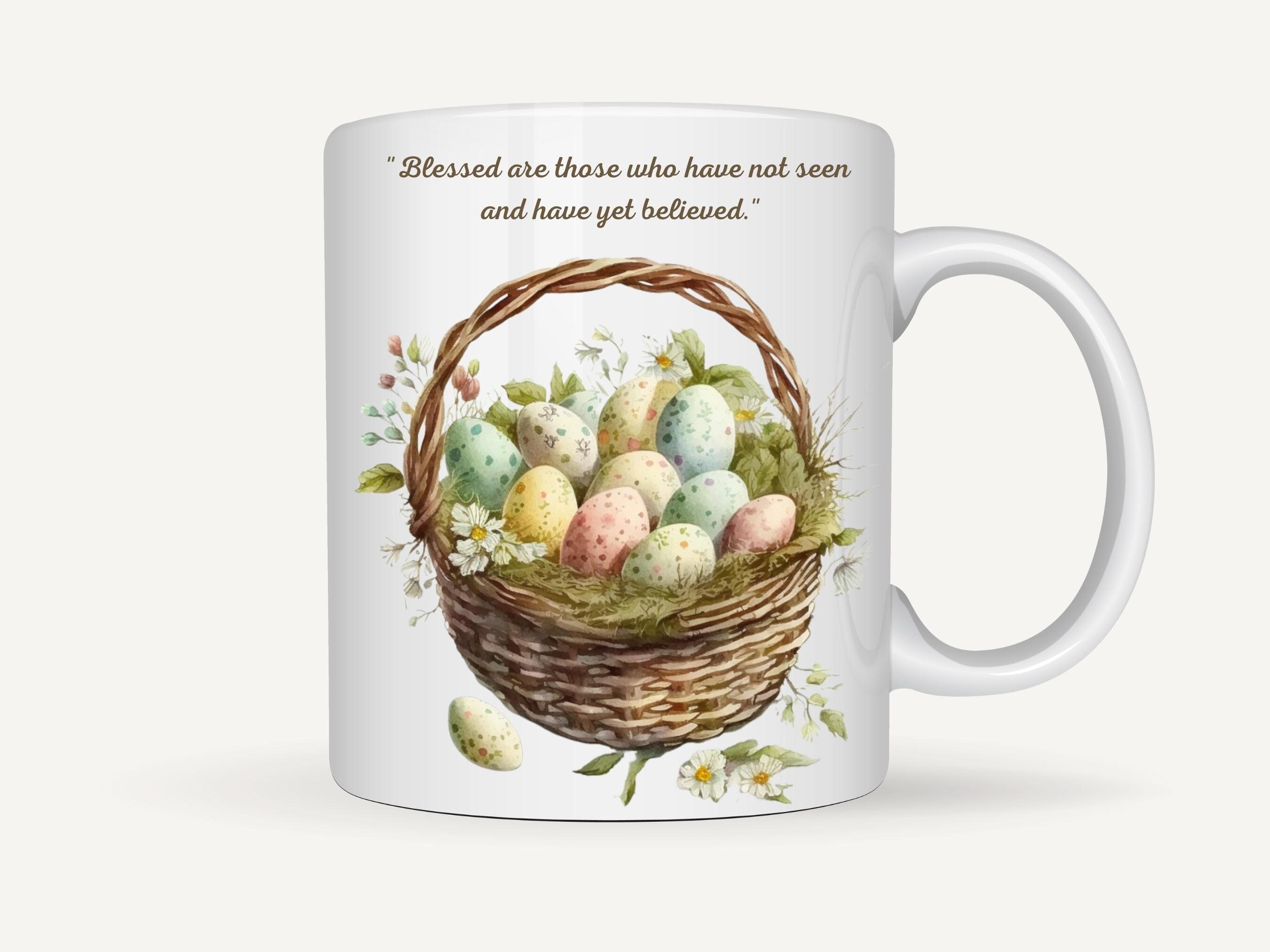 Easter Eggs & Baskets Watercolour, Easter Spring Flowers, Clipart, PNG ...
