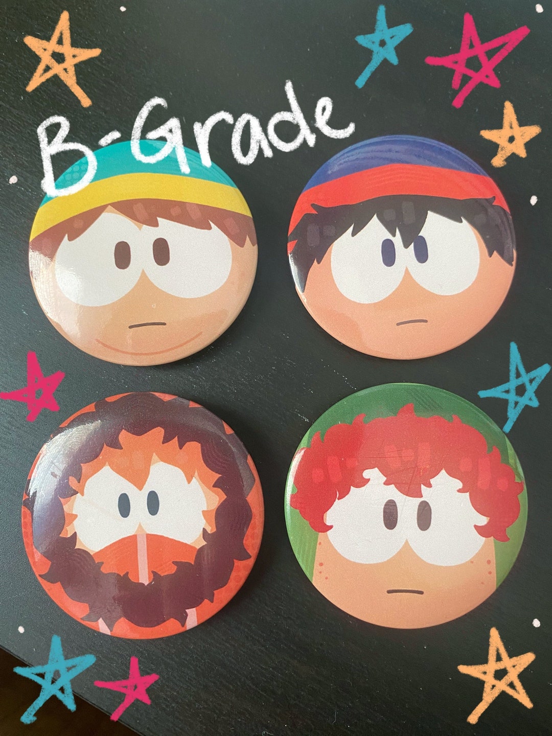 B-GRADE South Park Button Pins // Read Description - Etsy Canada