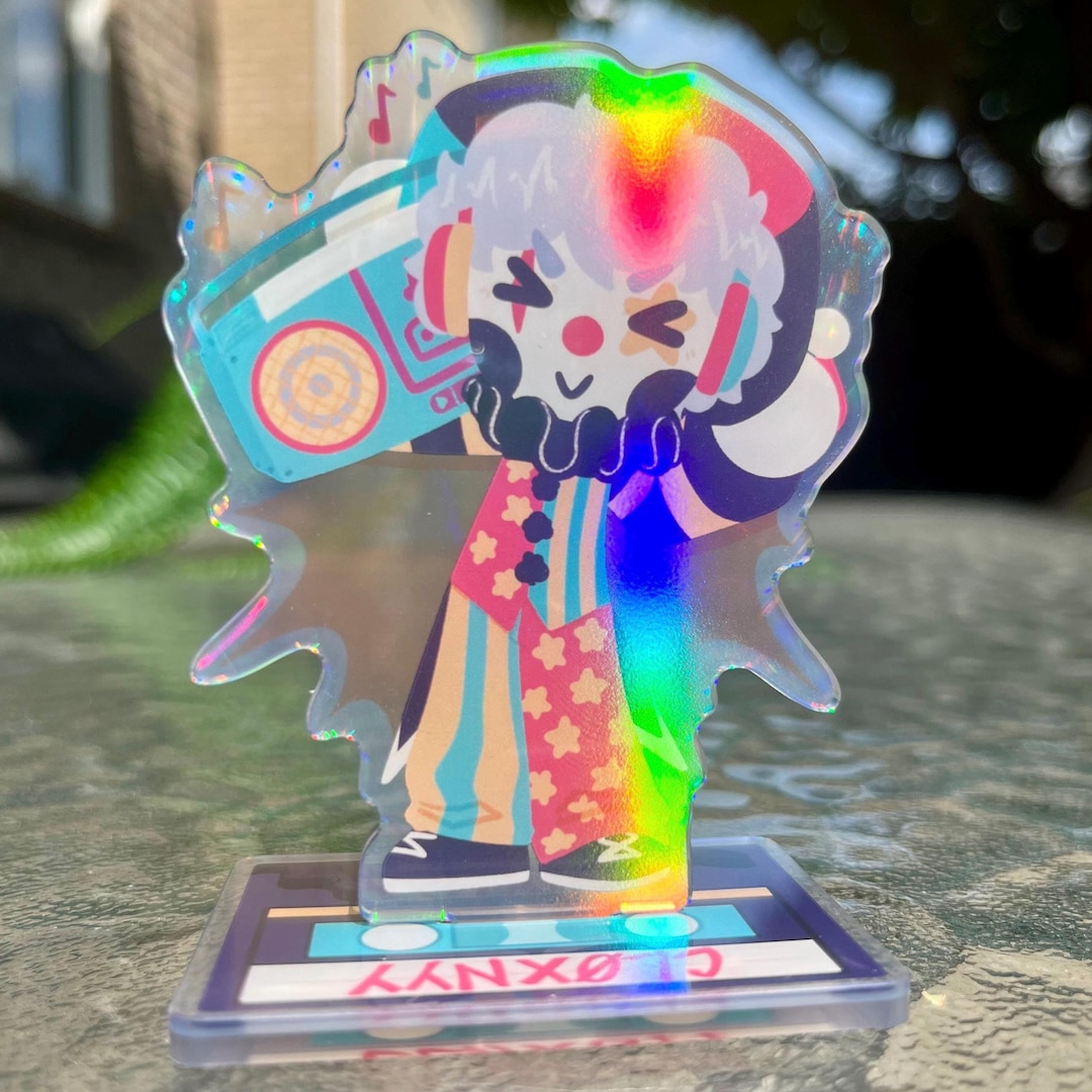 Clown Standee // Original Character // 3 Inch - Etsy