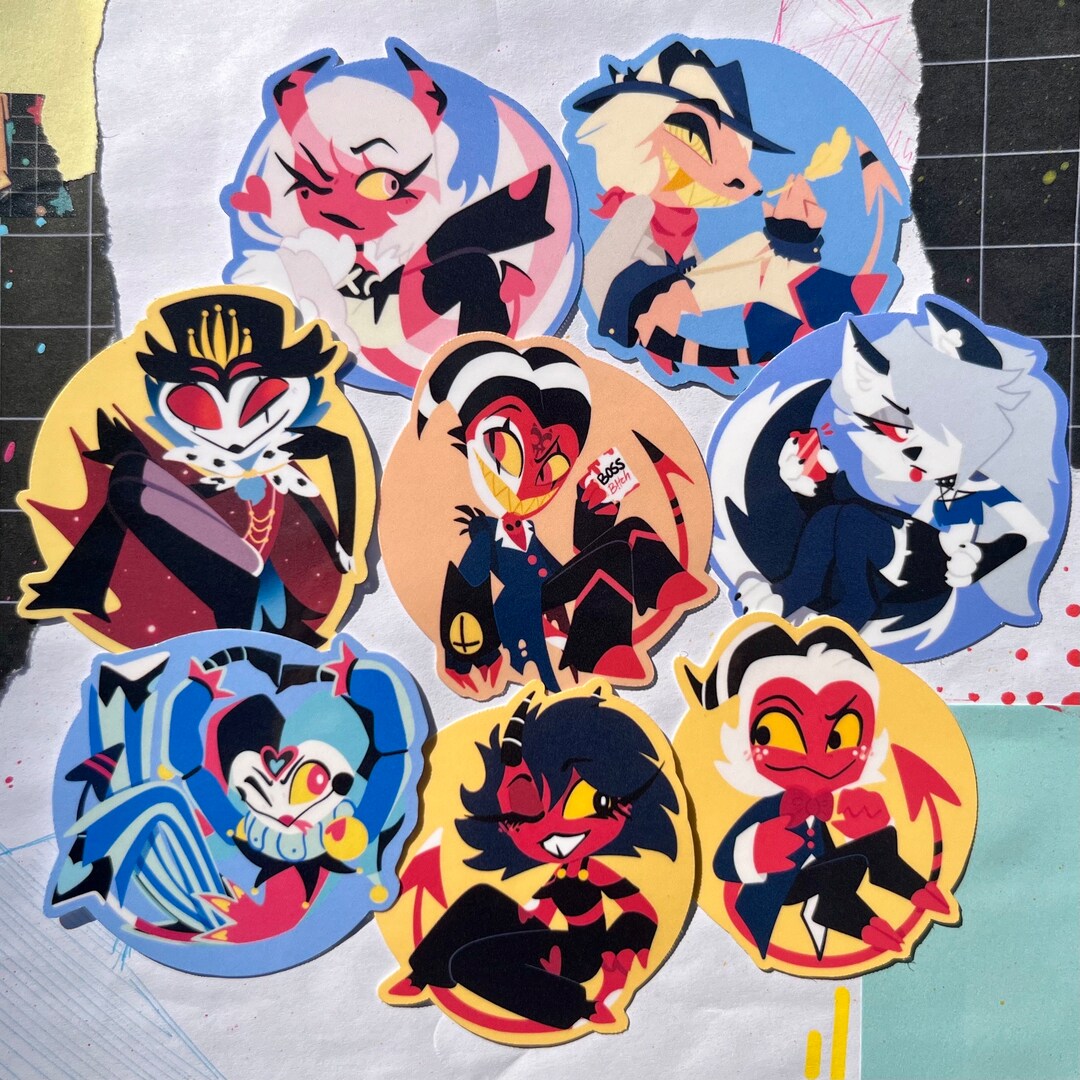 Helluva Boss Stickers // 2.5 // Glossy - Etsy