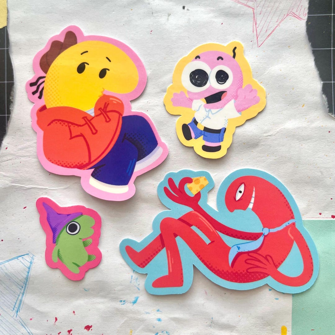 Smiling Guys Stickers - Etsy