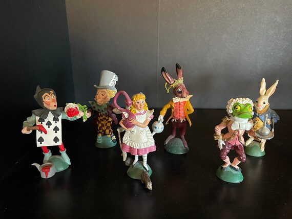 Alice in Wonderland the Hamilton Collection Pewter Figurines - Etsy