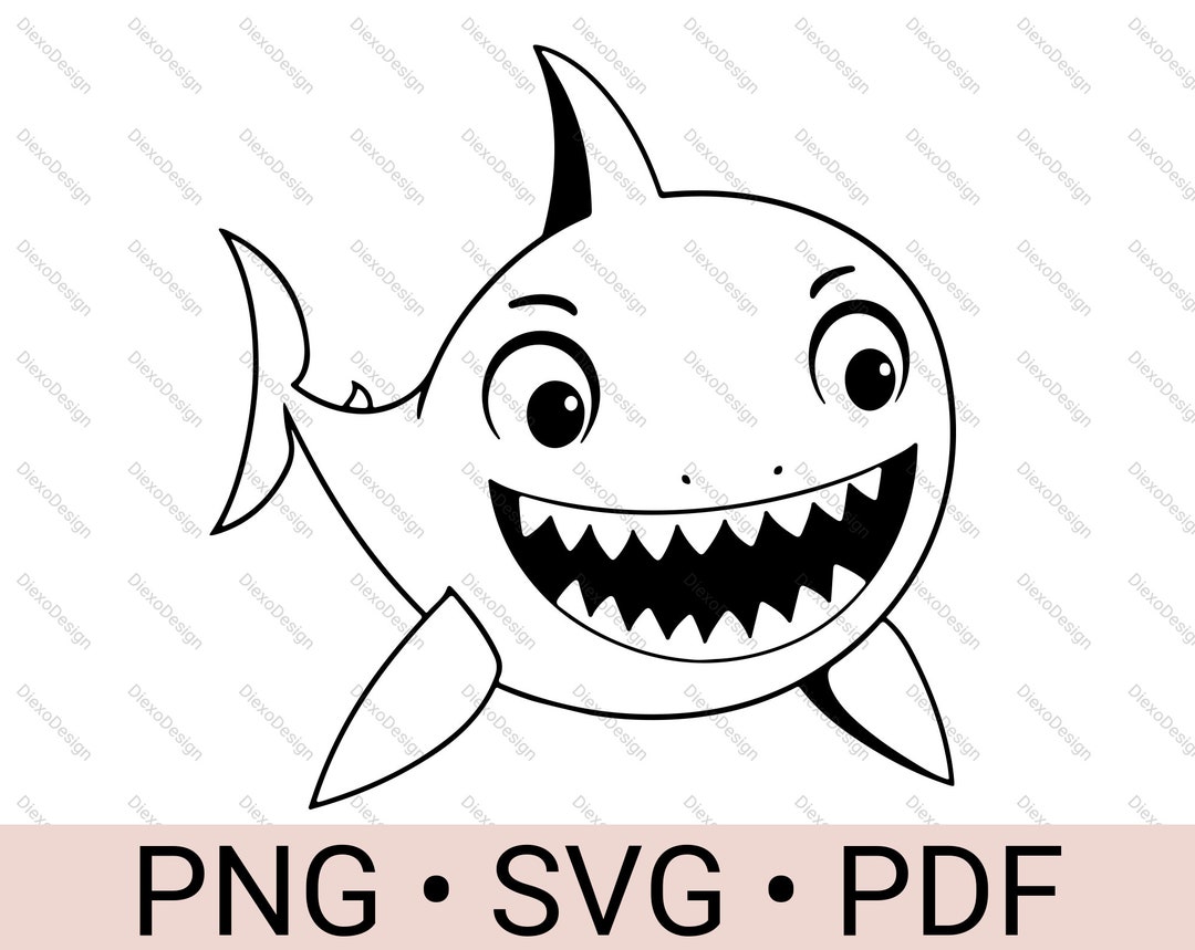 Shark Svg, Shark Png, Shark T-shirt Design, Funny Shark Svg, Clipart ...
