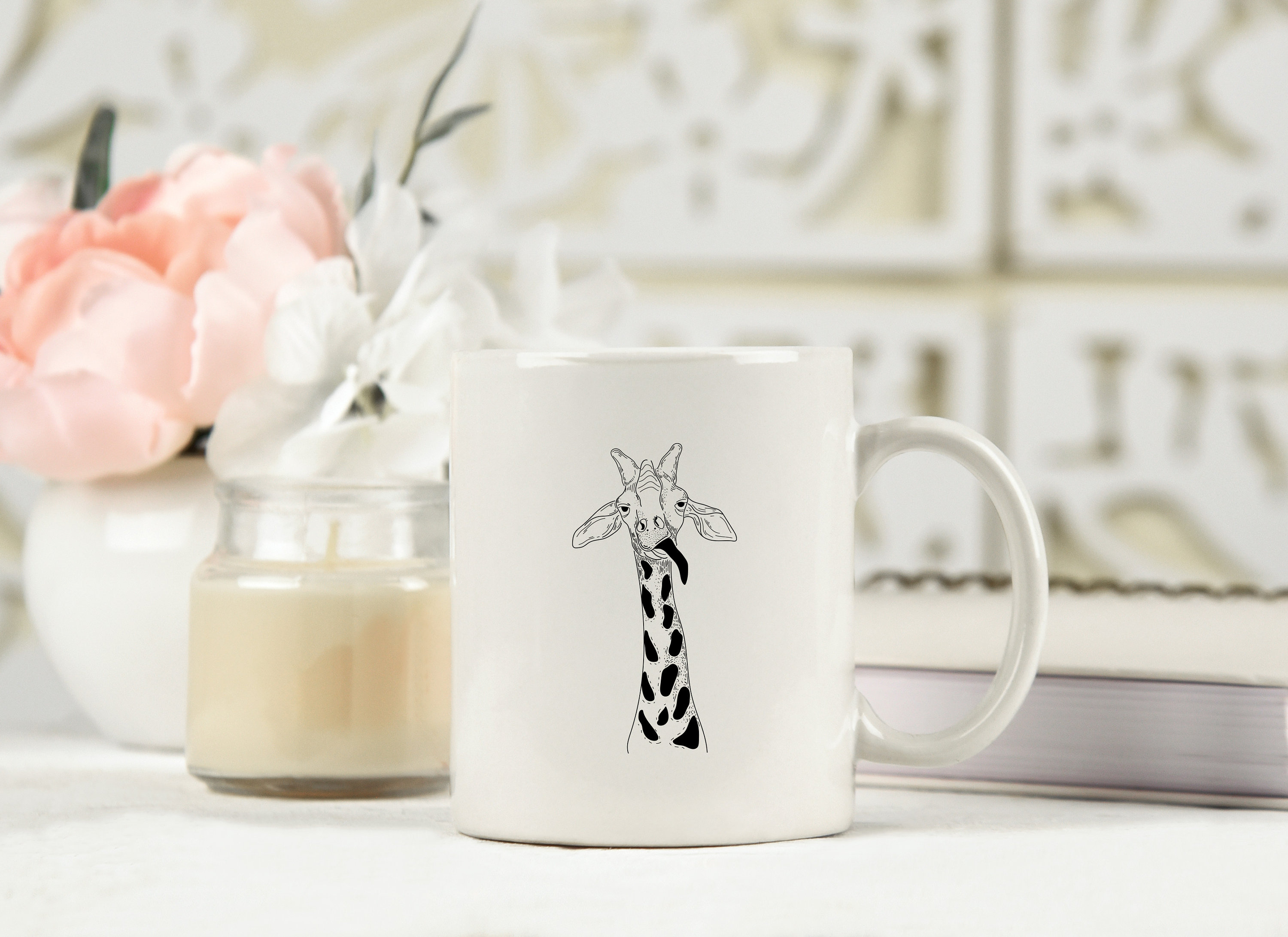 Funny Giraffe PNG, Goofy Giraffe SVG, Giraffe Tongue Out Svg, Giraffe T ...