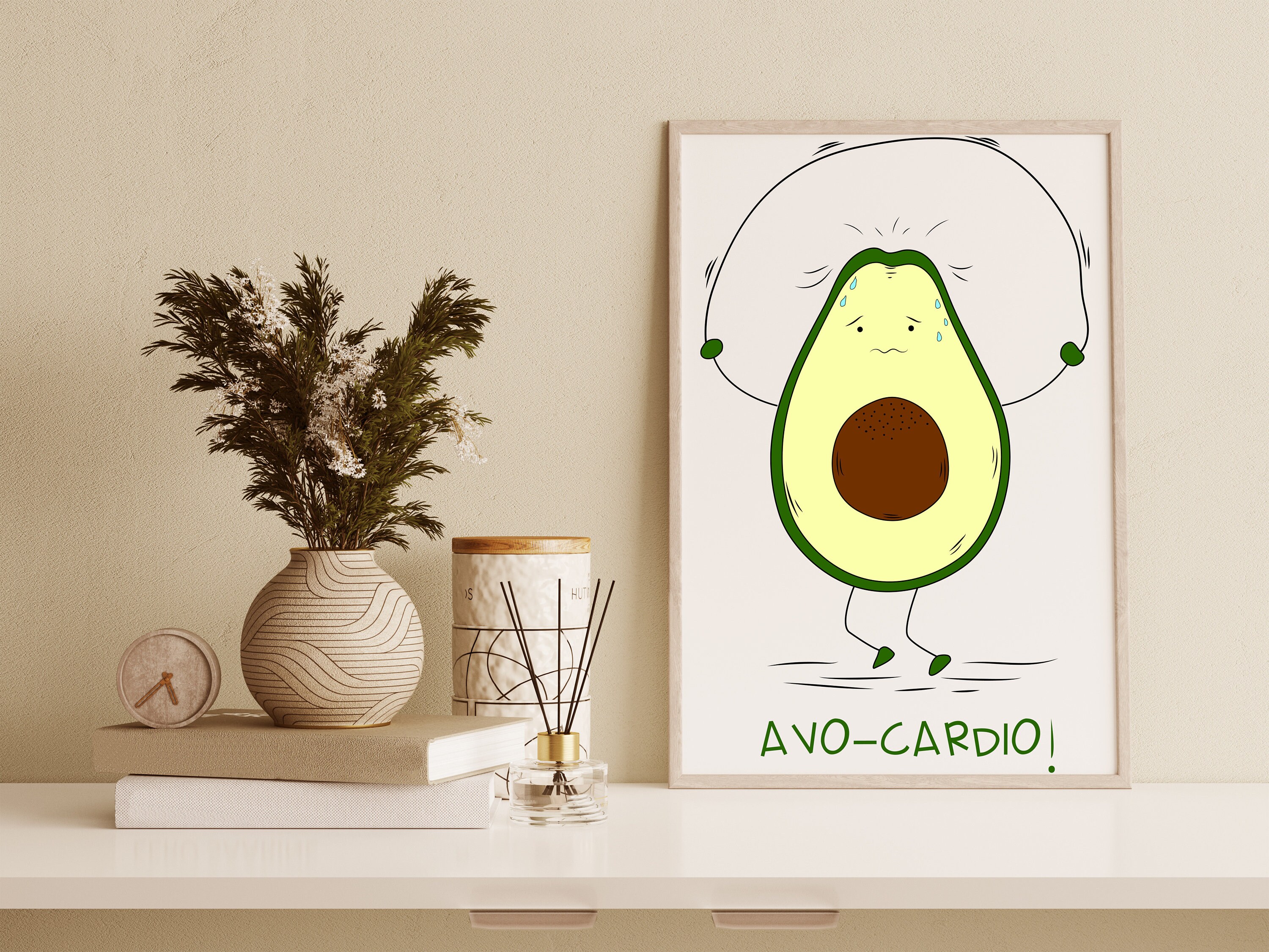 Avo-cardio PNG, Cute Avocado Png, Avocado SVG, Avocado Clipart, Cardio ...