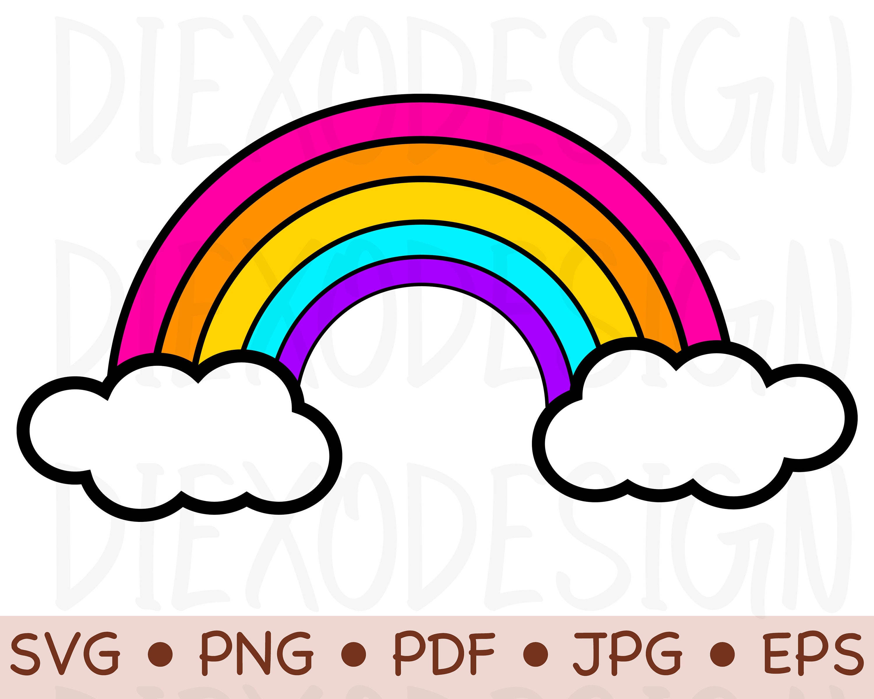 Clipart Cloud Rainbow