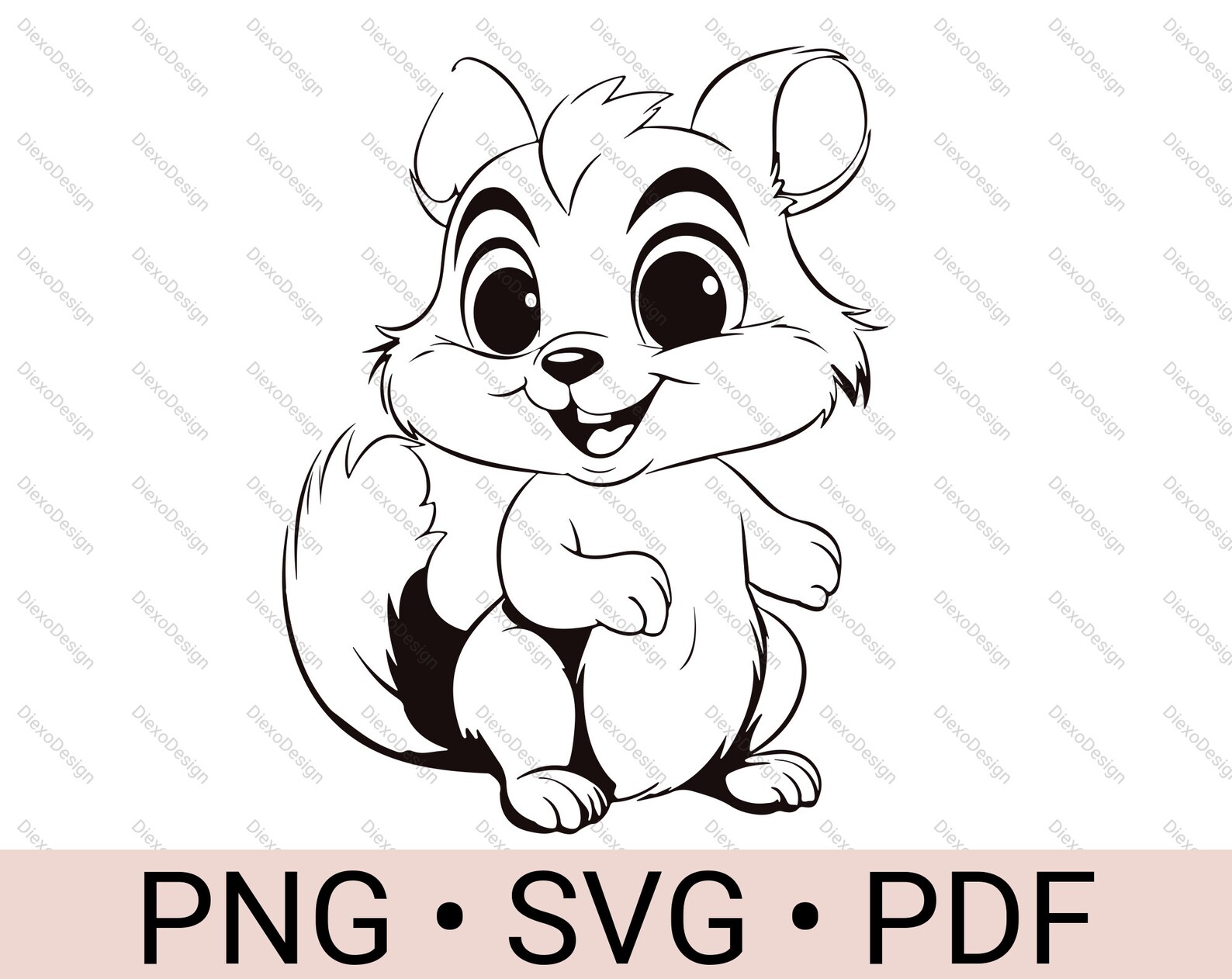 Squirrel Svg, Squirrel Png, Chipmunk Svg, Chipmunk Clipart, Chipmunk ...