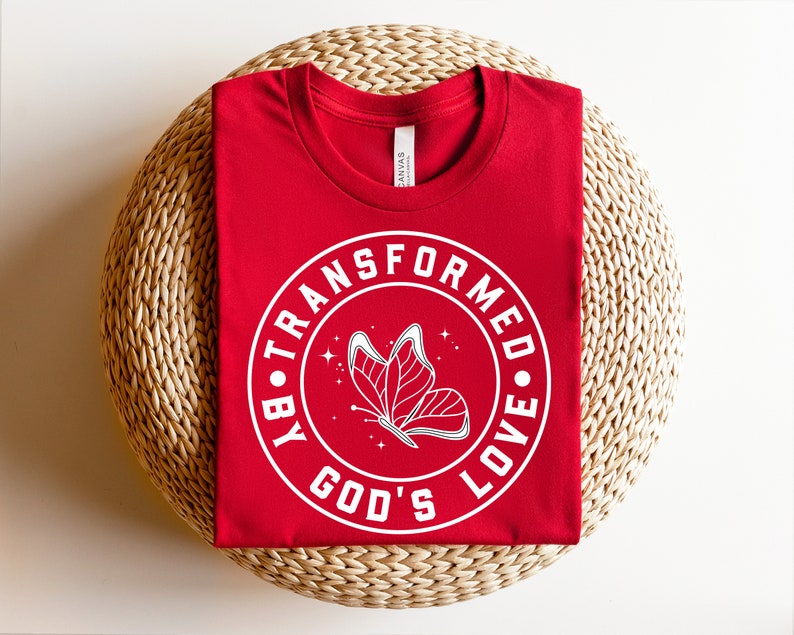 Transformed by God's Love PNG, God SVG, Butterfly Svg, Godly Clipart ...