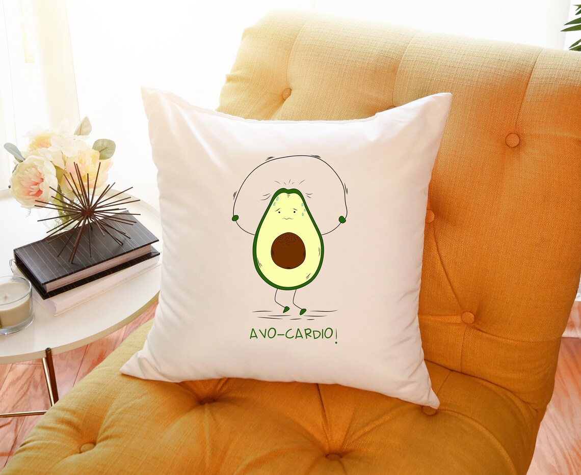 Avo-cardio PNG, Cute Avocado Png, Avocado SVG, Avocado Clipart, Cardio ...