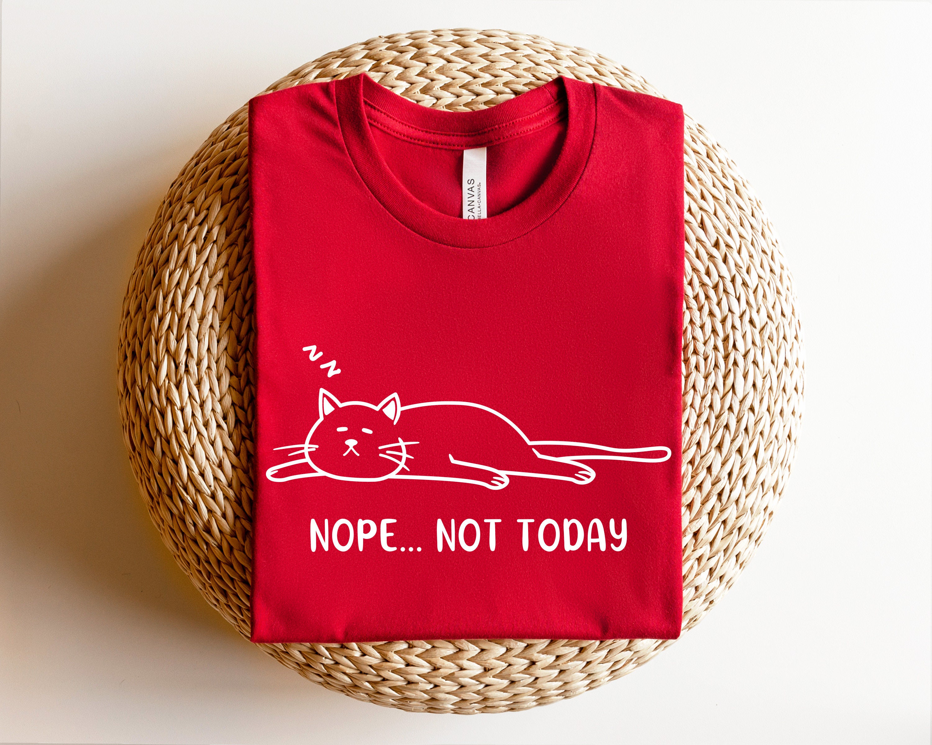 Nope Not Today PNG, Not Today Cat SVG, Funny Cat PNG, Cat Vector, Cat ...