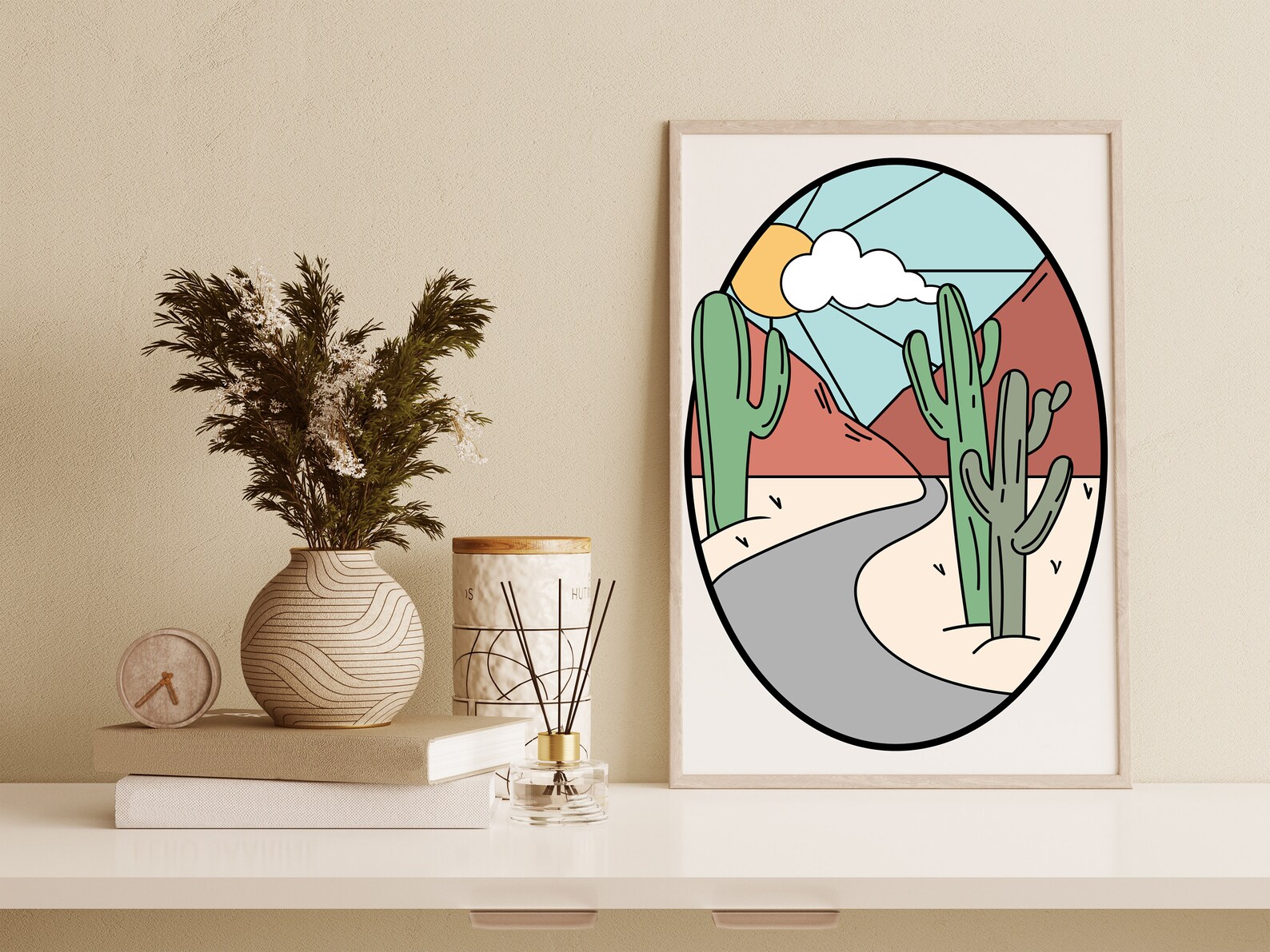 Western PNG, Desert Png, Cactus SVG, Western Scene Clipart, Cactus ...