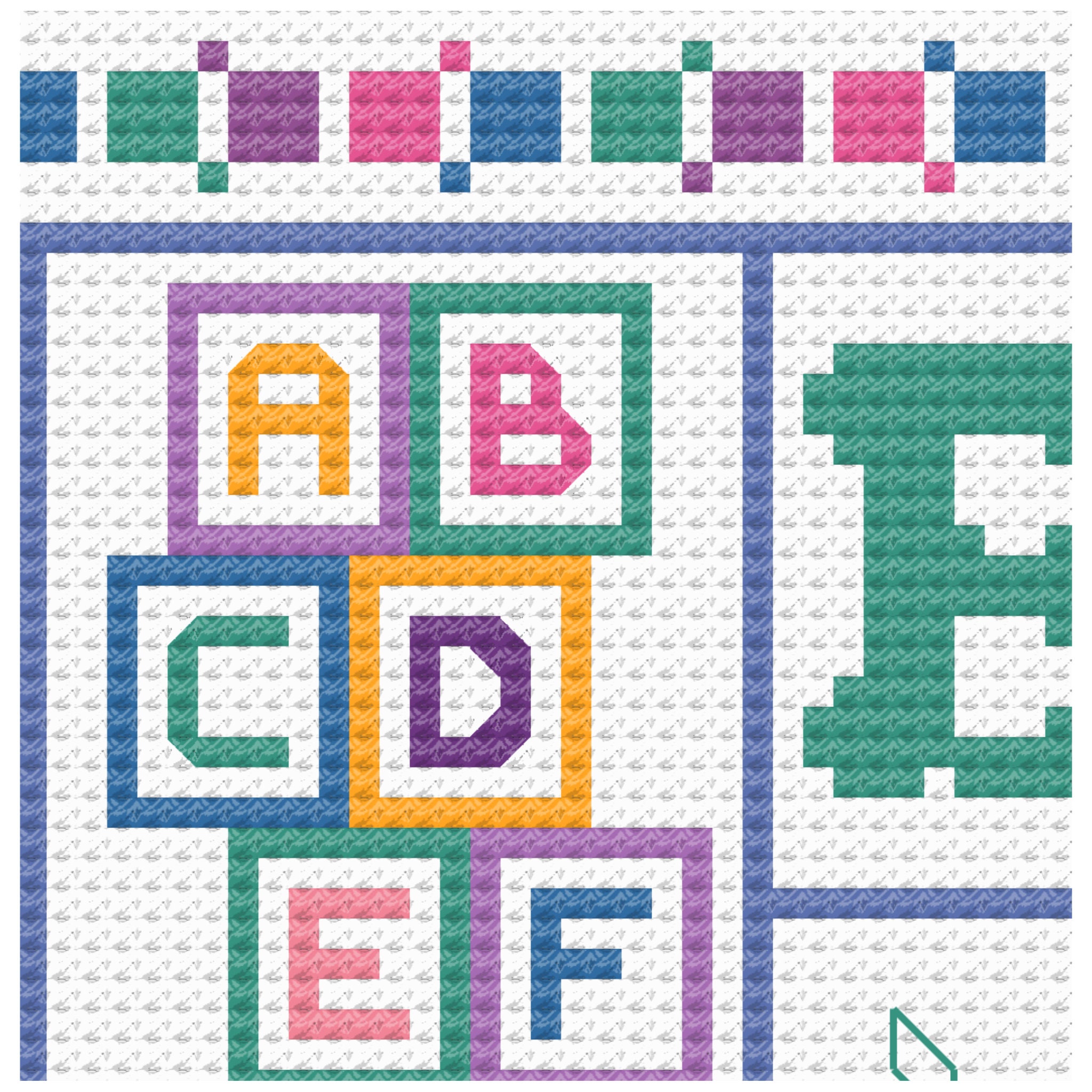 Baby Birth Sampler Cross Stitch Pattern PDF, Teddy Bear Cross Stitch ...