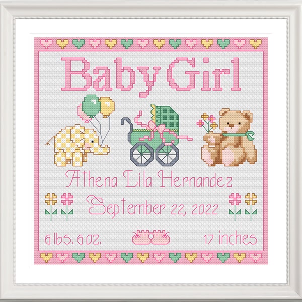 Baby Sampler - Etsy