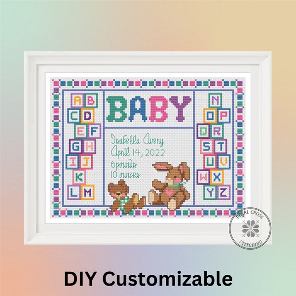 Baby Sampler - Etsy
