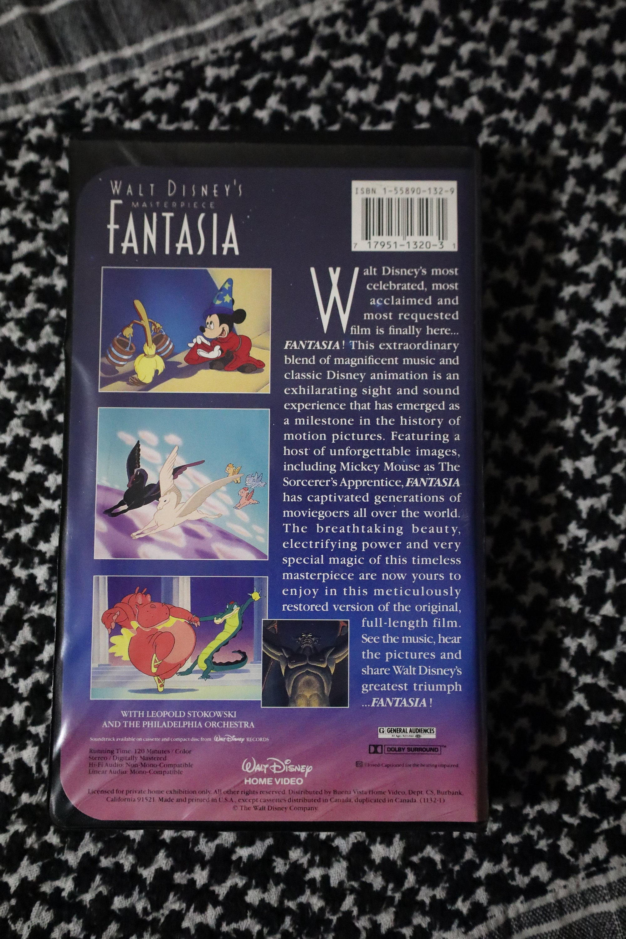 Walt Disney's Masterpiece Fantasia, VHS - Etsy
