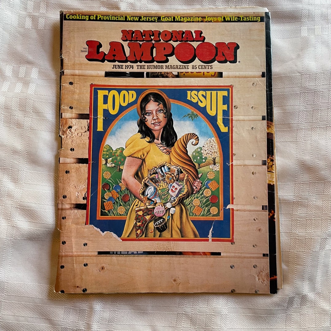 National Lampoon Magazine, June 1974 Food Issue - Etsy