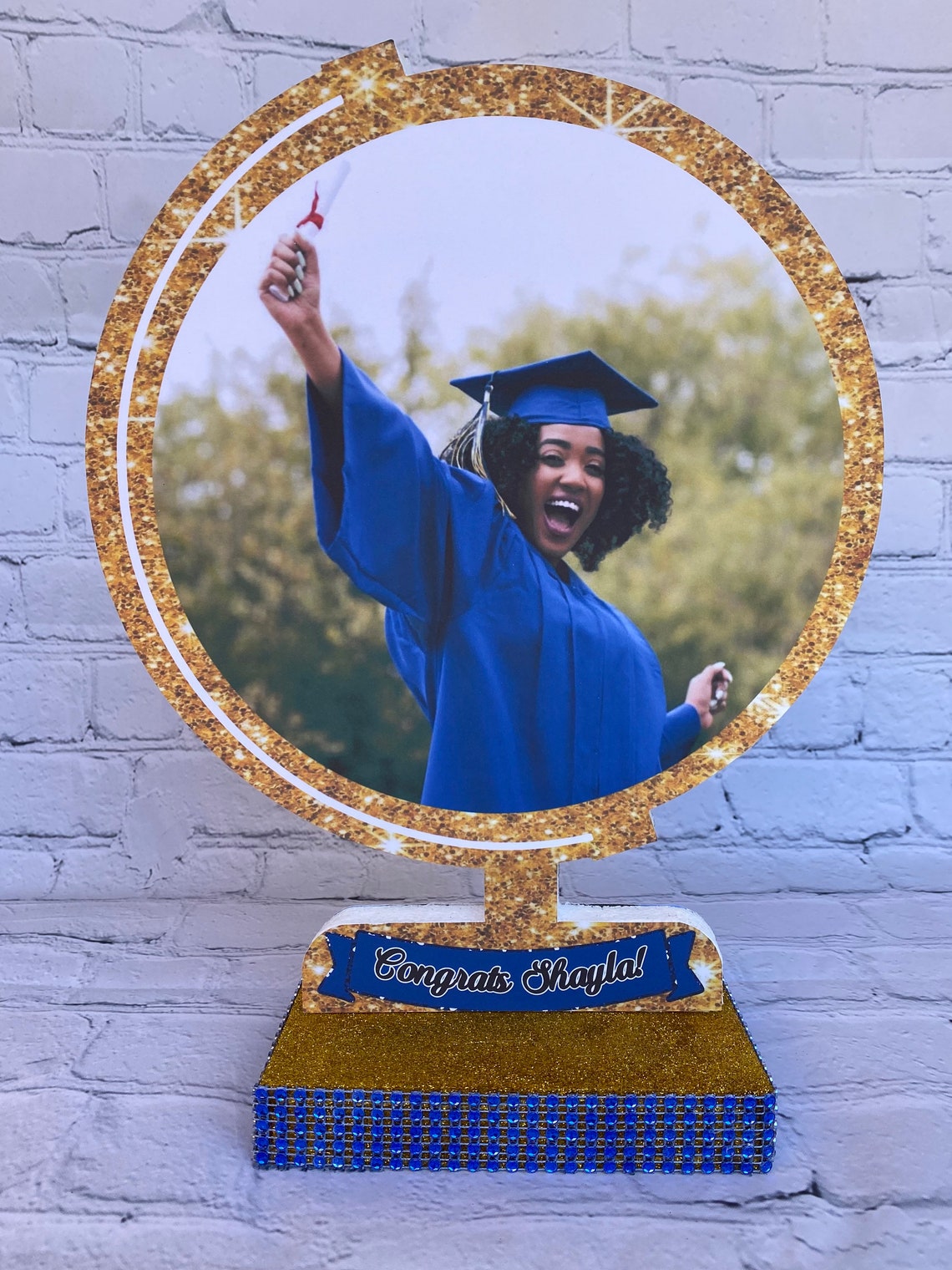 Graduation Globe With Graduate Centerpiece | Etsy