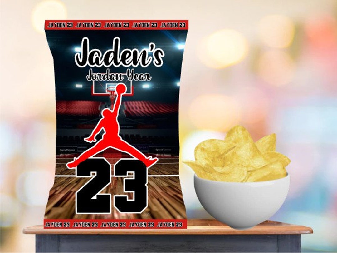 Basketball Chip Bag - Etsy