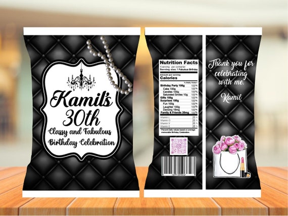 Classy & Fab Chip Bag - Etsy