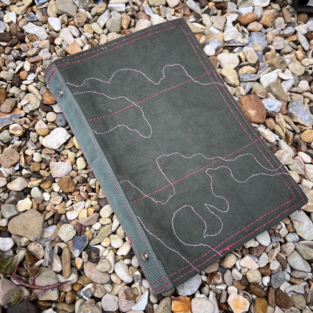 A5 Canvas Refillable Notebook Made From Upcycled Army Tent - Austrian ...