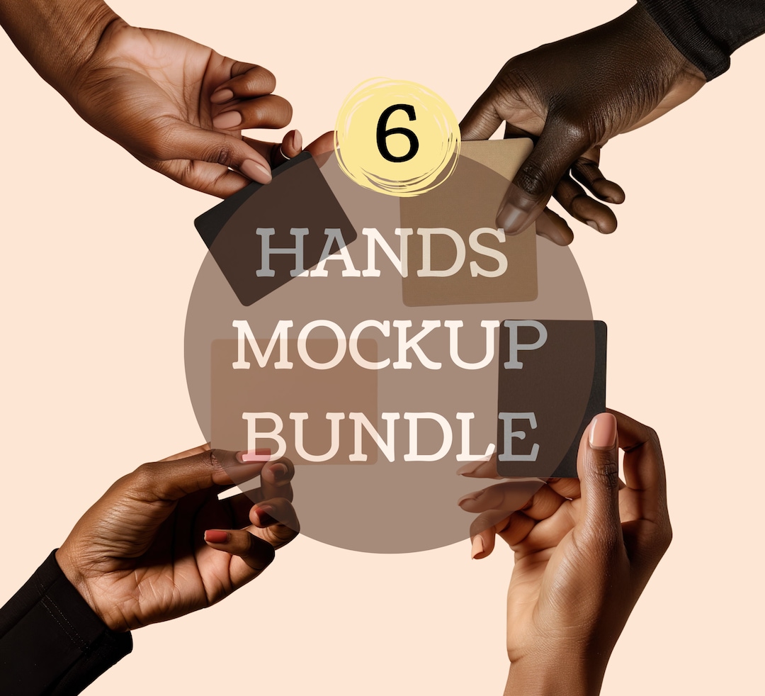 Black Hand Mockup, 5*7 Card Hand Mockup, Photoshop Mockup, Mockup PSD ...