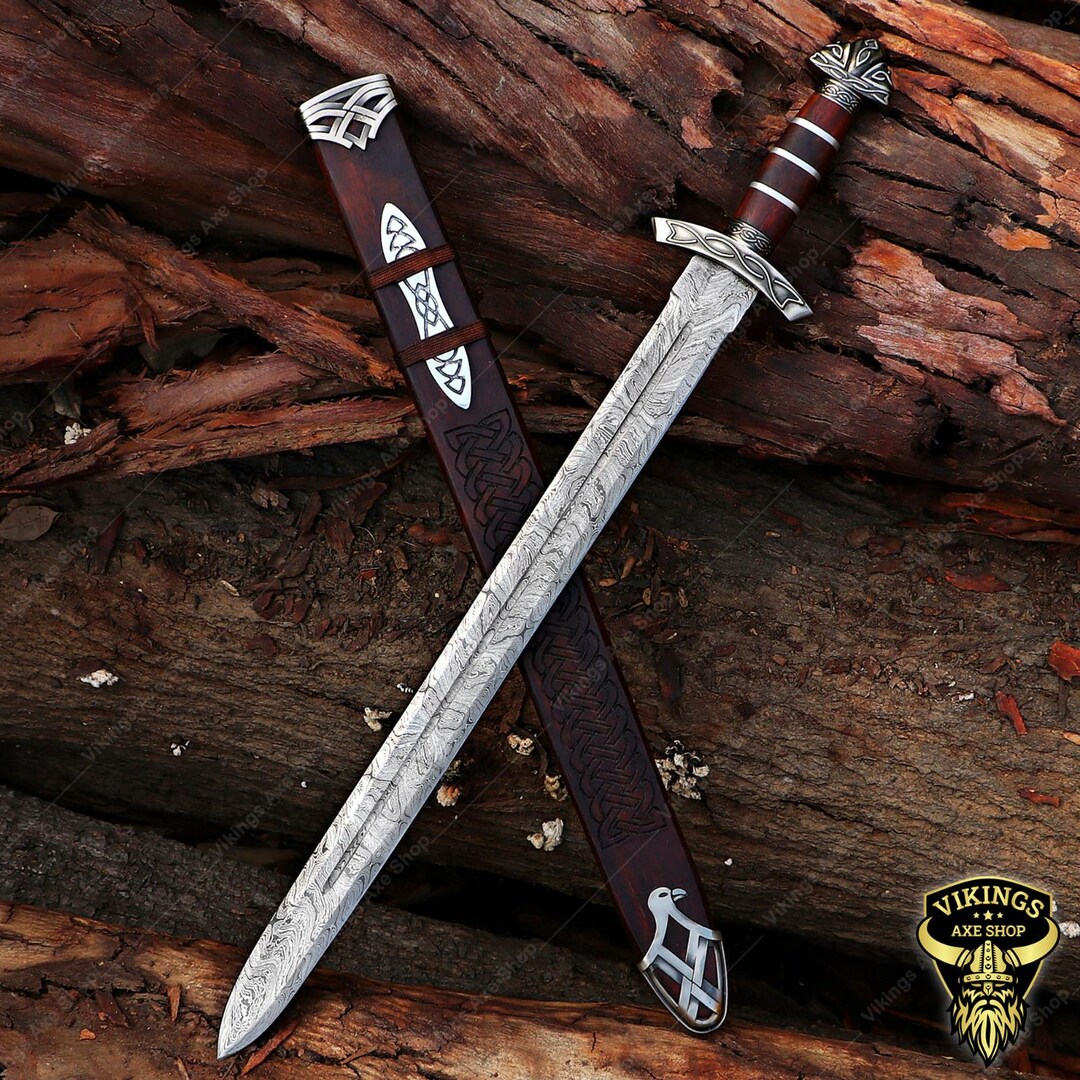 Custom Viking Sword Medieval Fantasy Cosplay Sword in Unique Style ...