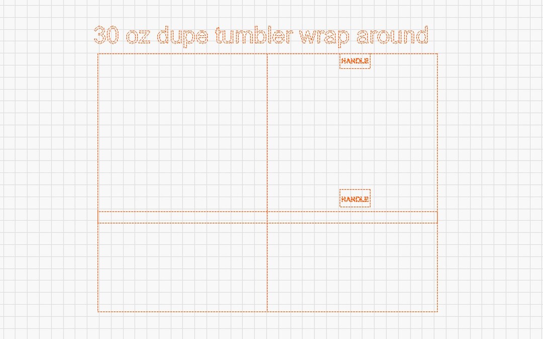 30oz Stanley and Dupe Tumbler Wrap Design Template Digital File for ...