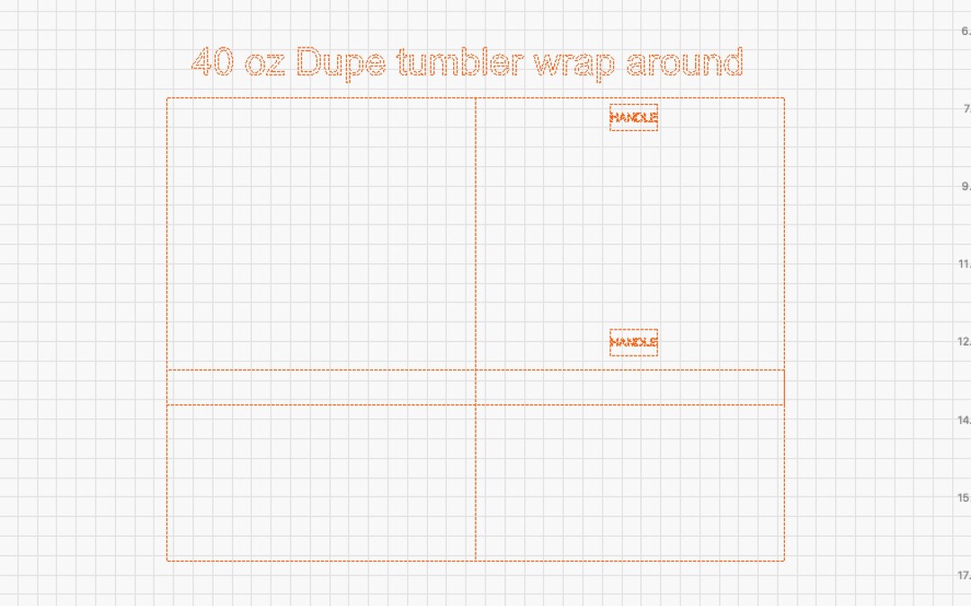 40oz Stanley and Dupe Tumbler Wrap Design Template Digital File for ...