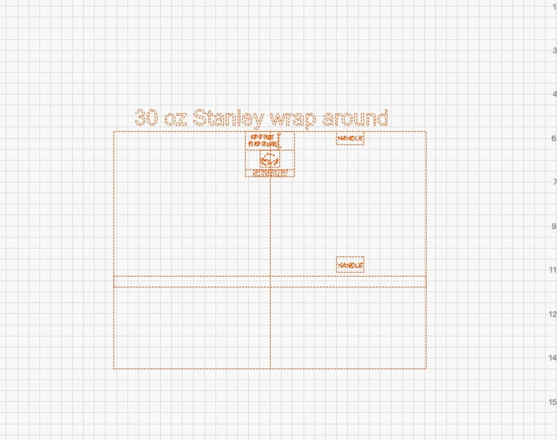 30oz Stanley and Dupe Tumbler Wrap Design Template Digital File for ...