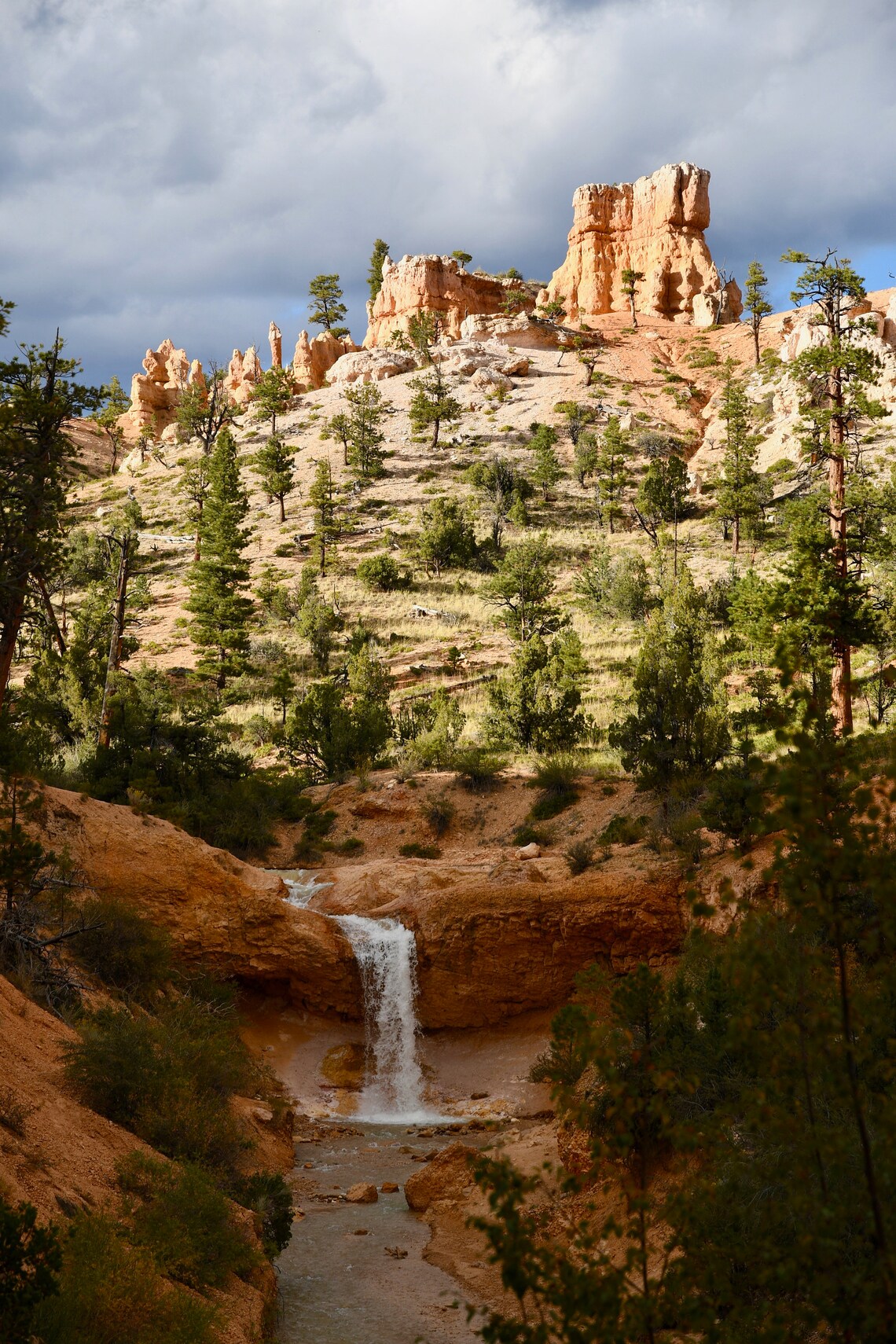 Waterfall After the Rain at Bryce Canyon Canvas Print - Etsy