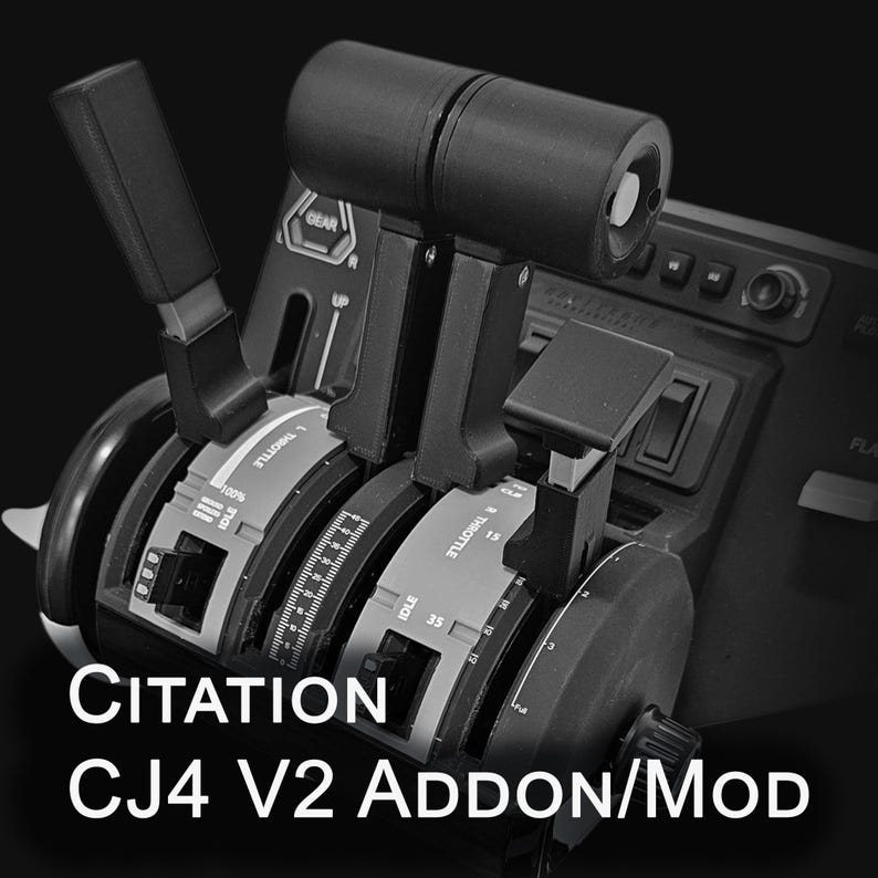 Prodesksim Citation CJ4 V2 Addon/mod for Honeycomb Bravo Throttle ...