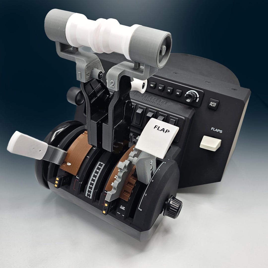 Boeing 757/767 Dual Addons for the Honeycomb Bravo. Throttle Handles ...