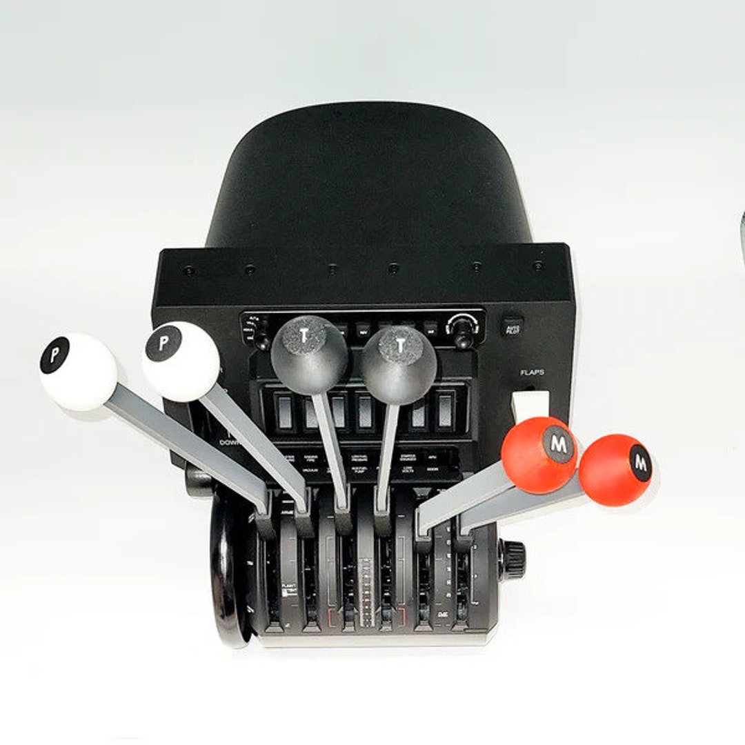 NEW DC-3 Set of 6 Levers Addon for Honeycomb Bravo Throttle Quadrant ...