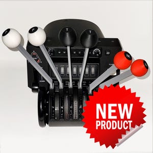 NEW DC-3 Set of 6 Levers Addon for Honeycomb Bravo Throttle Quadrant ...