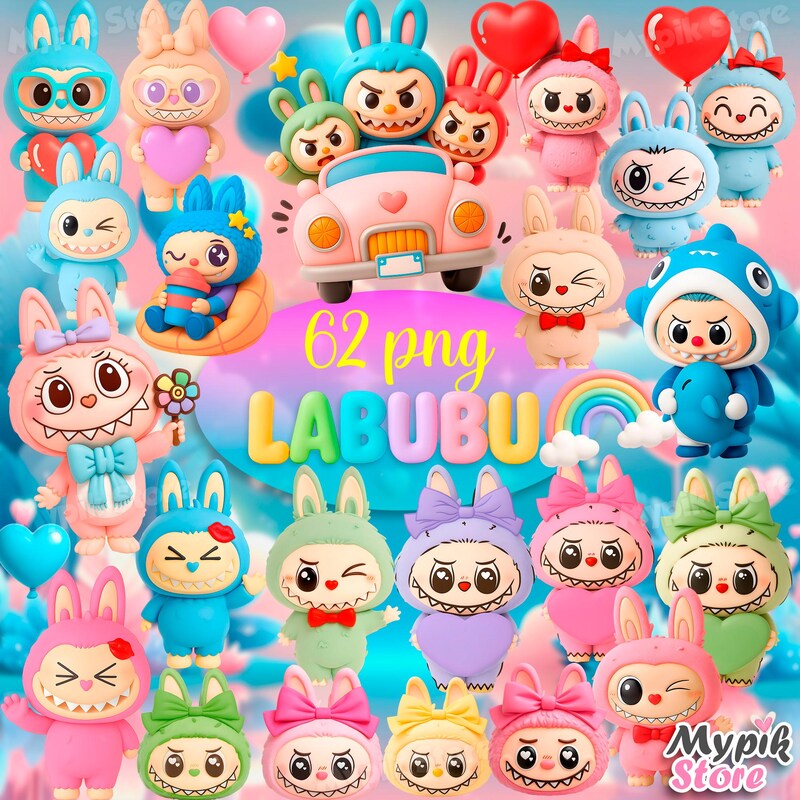 Helllo Kitty Labubu - Etsy