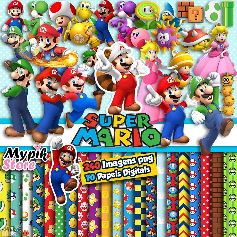 Super Mario Printable - Etsy