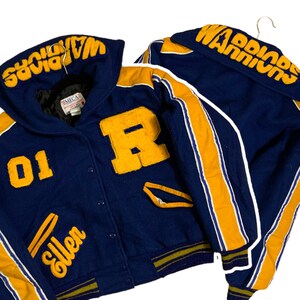 1980s Golden State Warriors Colourway Cheer Jacket - Etsy