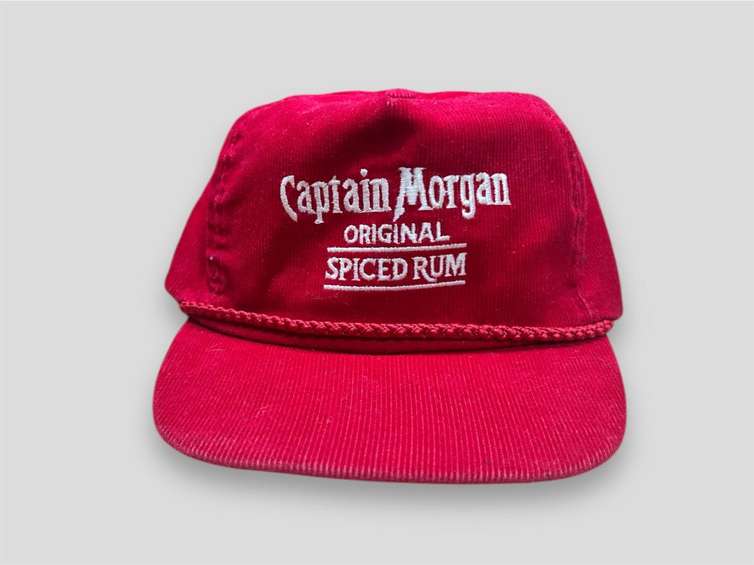 Vintage 80s / 90s Captain Morgan Spices Rum Corduroy Snapback Hat - Etsy