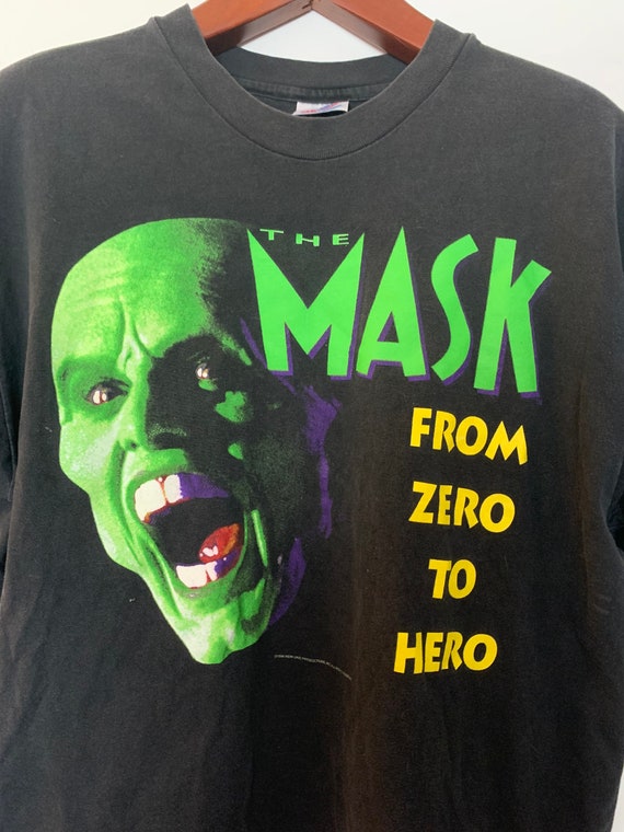 Very Rare 1994 Jim Carey The Mask Movie Promo Tee Siz… - Gem