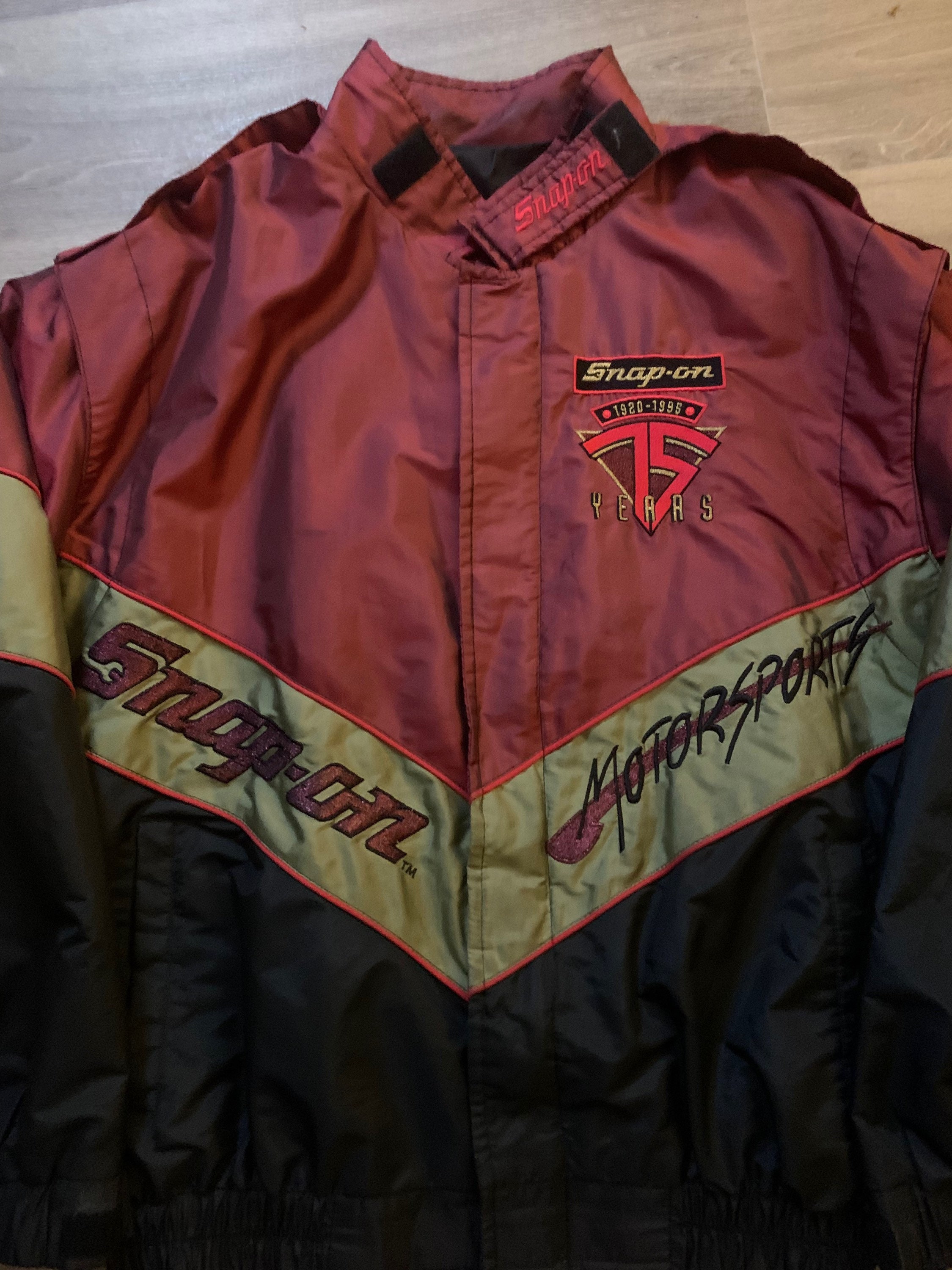 Snap on 75 Year Anniversary Drivers Jacket Vintage - Etsy